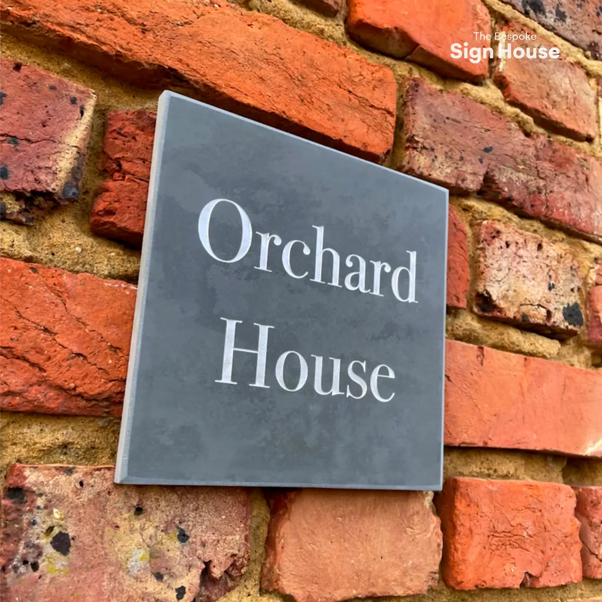 Contemporary Slate House Signs | The Bespoke Sign House