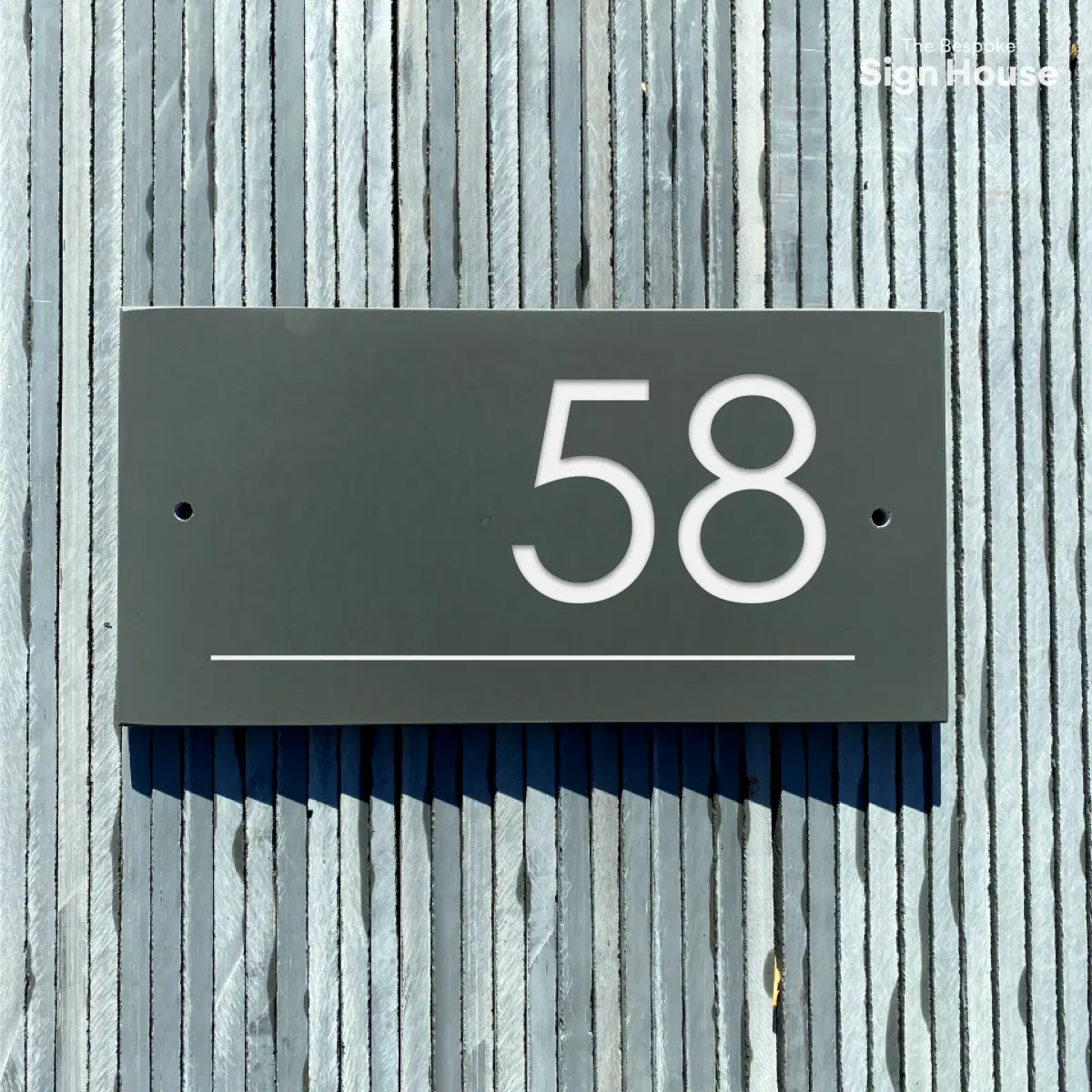Engraved Slate House Number Signs | The Bespoke Sign House