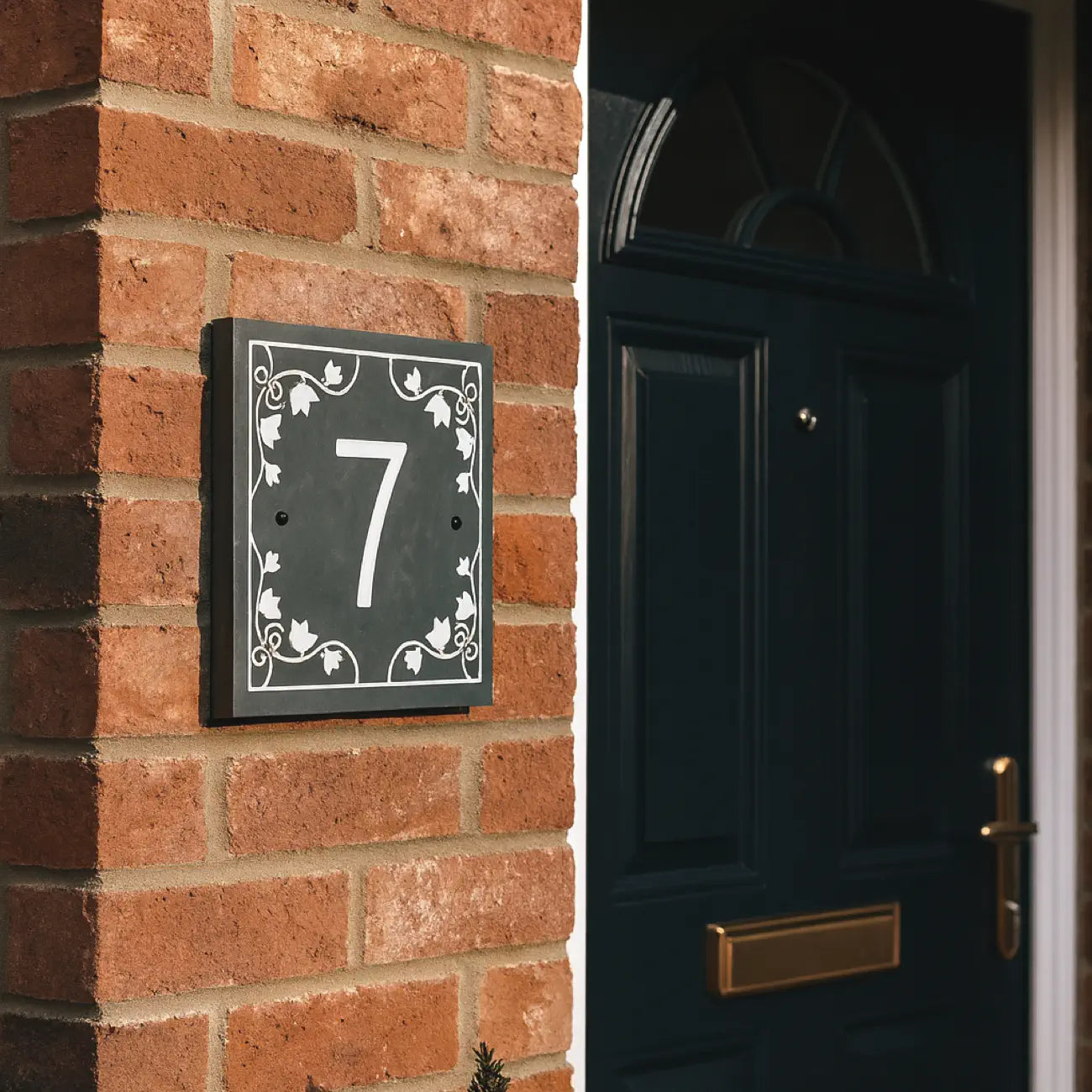 Floral House Number Signs | The Bespoke Sign House
